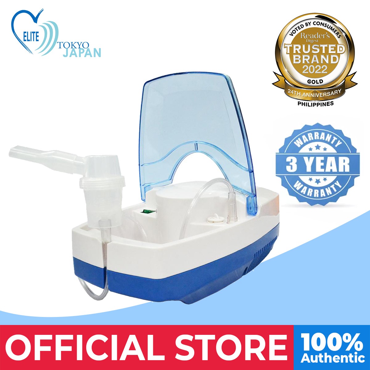 Elite Tokyo Japan Nebulizer Compressor (with 3 Years Warranty!) | Lazada PH