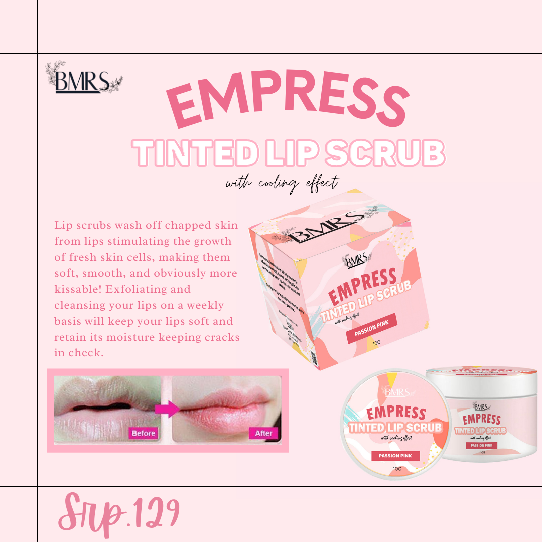 BEST SELLING LIP COSMETIC!!! Original BMRS Lip Scrub (Tinted) with ...