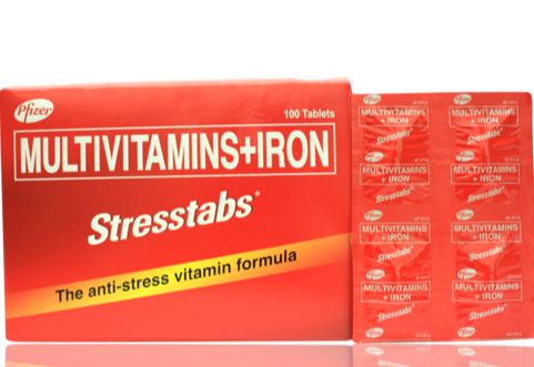 STRESSTABS Multivitamins + Iron 8 tablets Multivitamins to Help ...