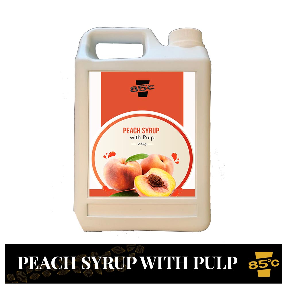 85C Peach Fruit Concentrate/ Syrup with Pulp [2.5kg] | Lazada PH