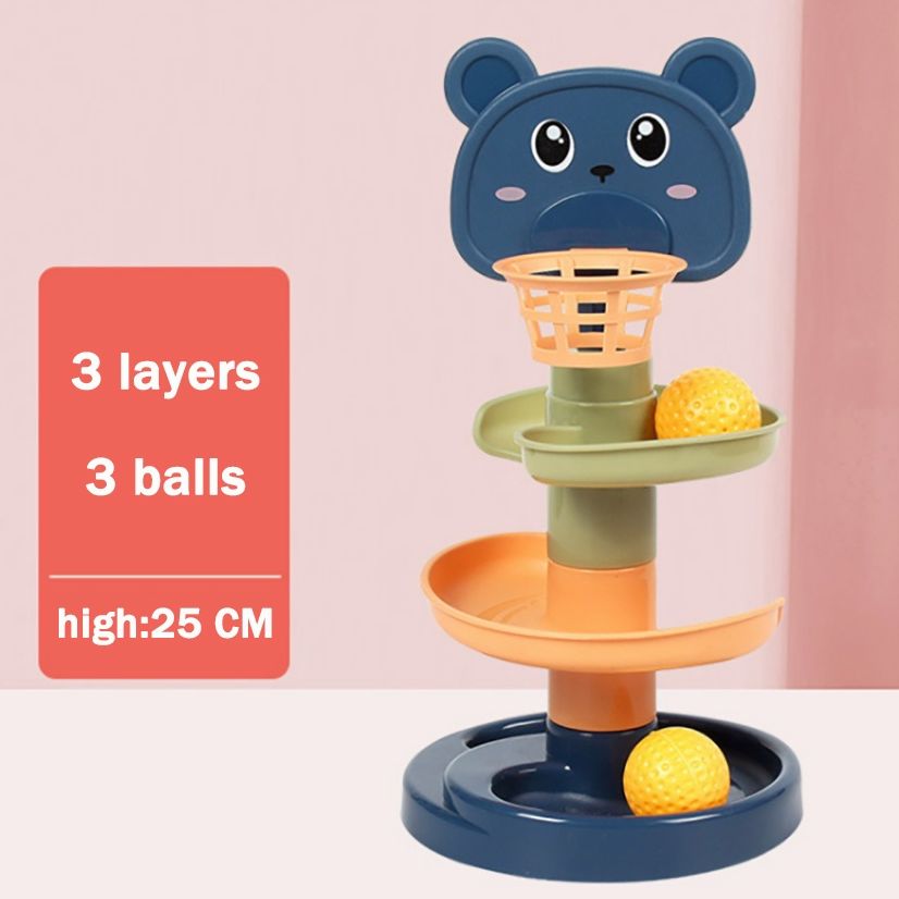 Baby Rolling Ball Toys Baby Puzzle Early Education Fold Set Track ...
