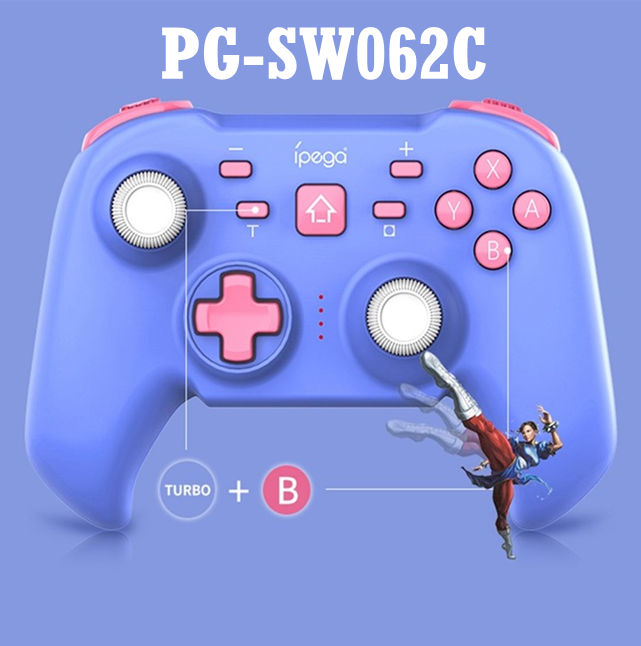 Ipega Pg Sw062c Wireless Bluetooth Gamepad Controller With Turbo And Dual Motor Vibration