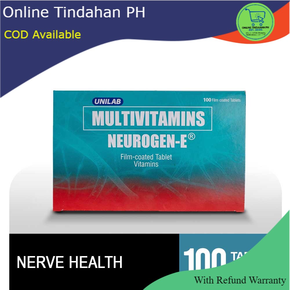 Neurogen-E 100 tablets Vitamin B-Complex + E (Helps Keep Nerves Healthy ...