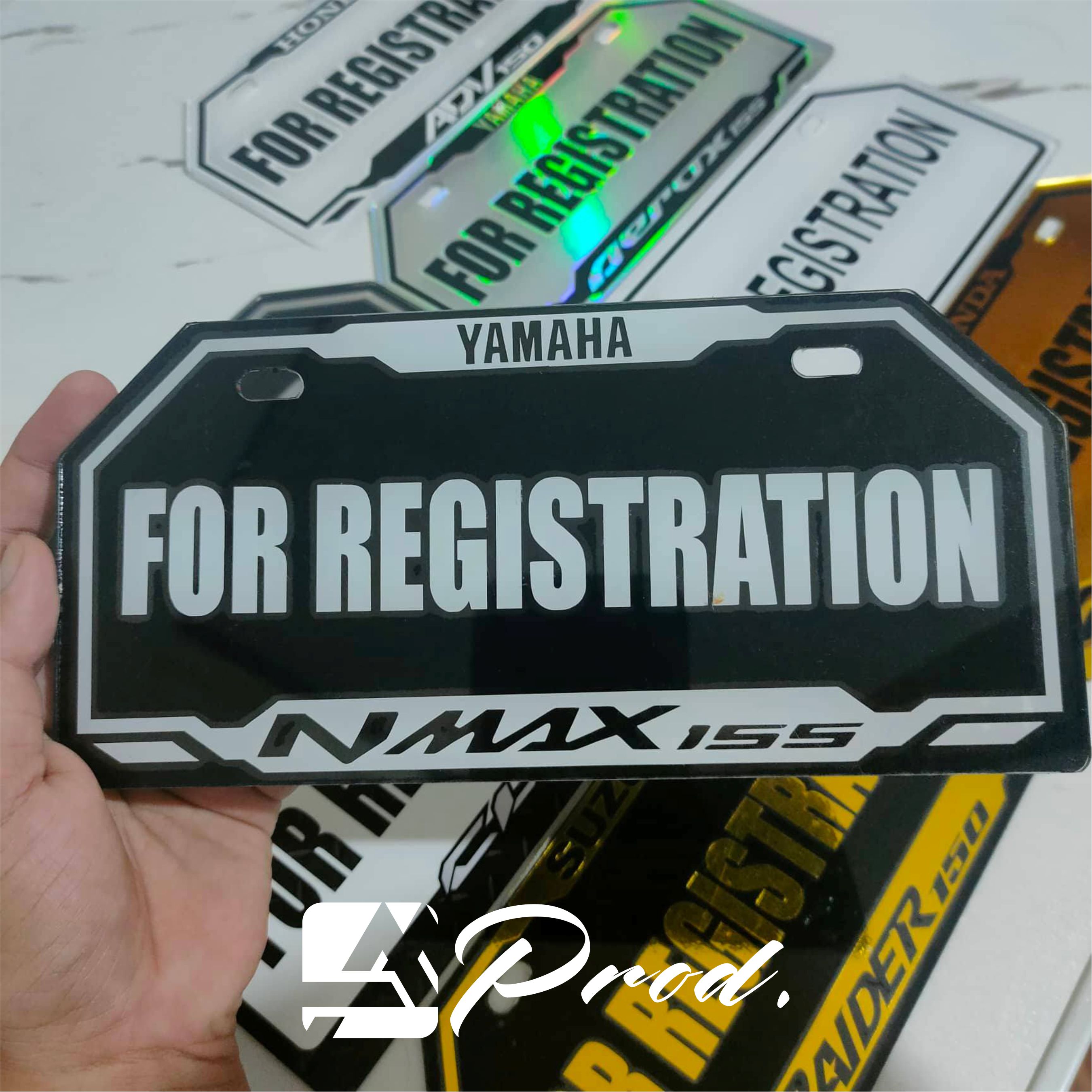 For Registration Plate for all new motorcycle 3mm Standard size Printed ...