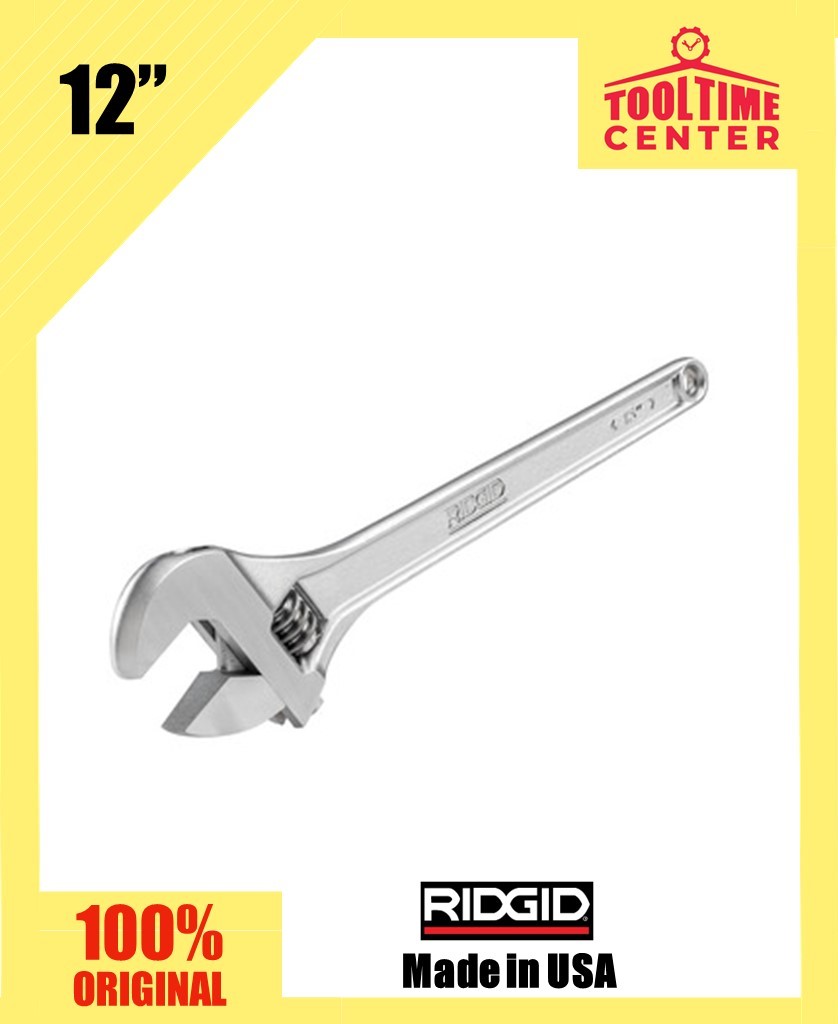 Ridgid Adjustable Wrench 12" Made in USA | Lazada PH