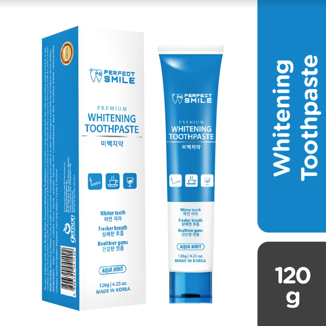 Perfect Smile Intensive Whitening Toothpaste Spearmint 120g | Lazada PH