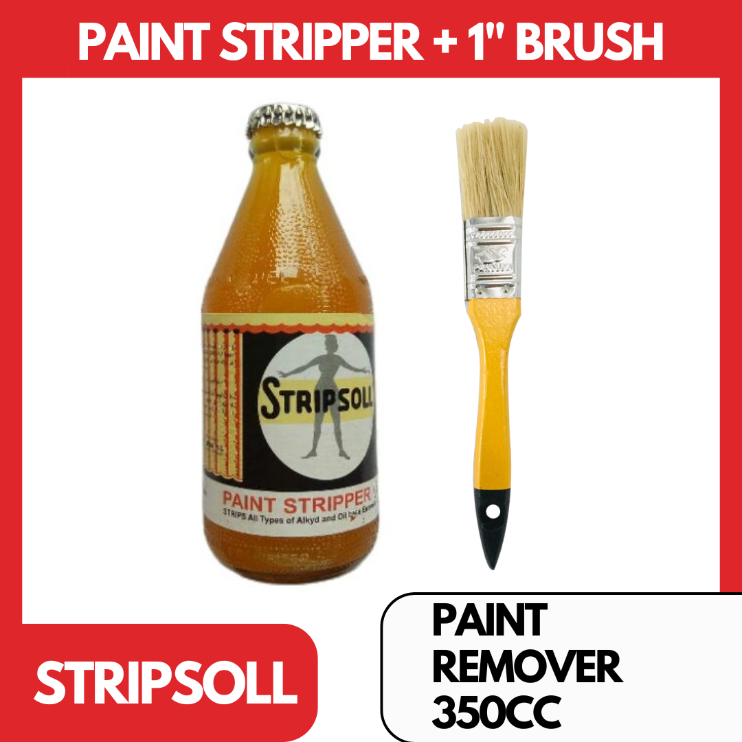 Stripsoll Paint Remover 350cc with 1" Brush | Lazada PH