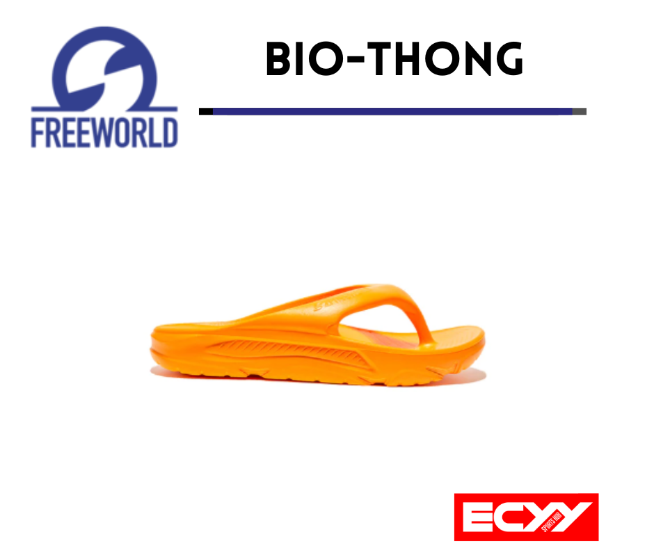 FREEWORLD Bio-Thong Orange Recovery Slippers | Lazada PH