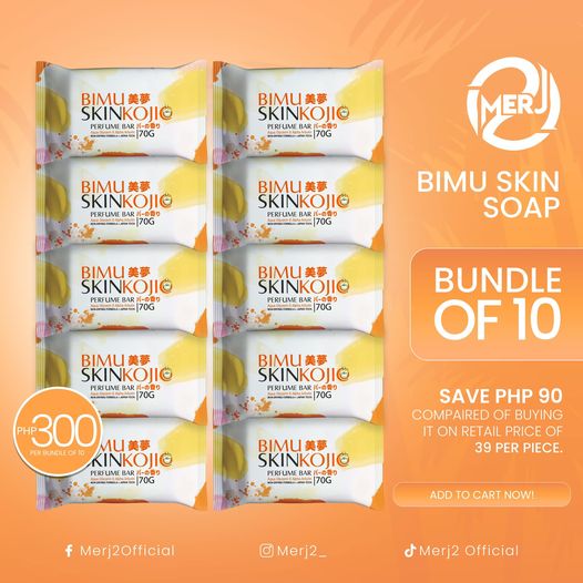 BIMU SKIN KOJIC SOAP Perfume Bar 70g | Sold per piece per 3pcs or ...