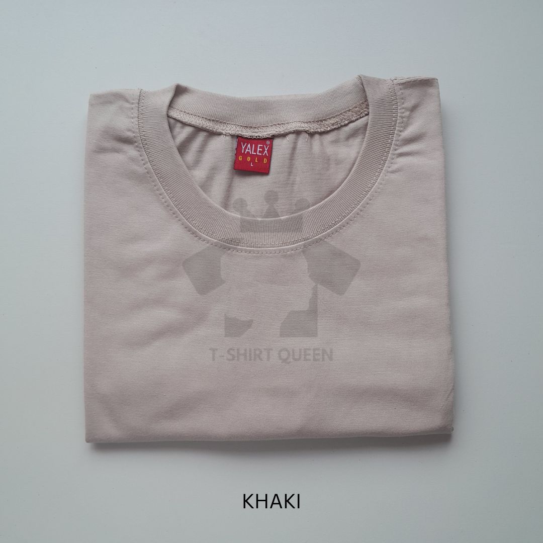 YALEX Round Neck Plain T-shirt UNISEX 200 GSM - EARTH COLORS | Lazada PH