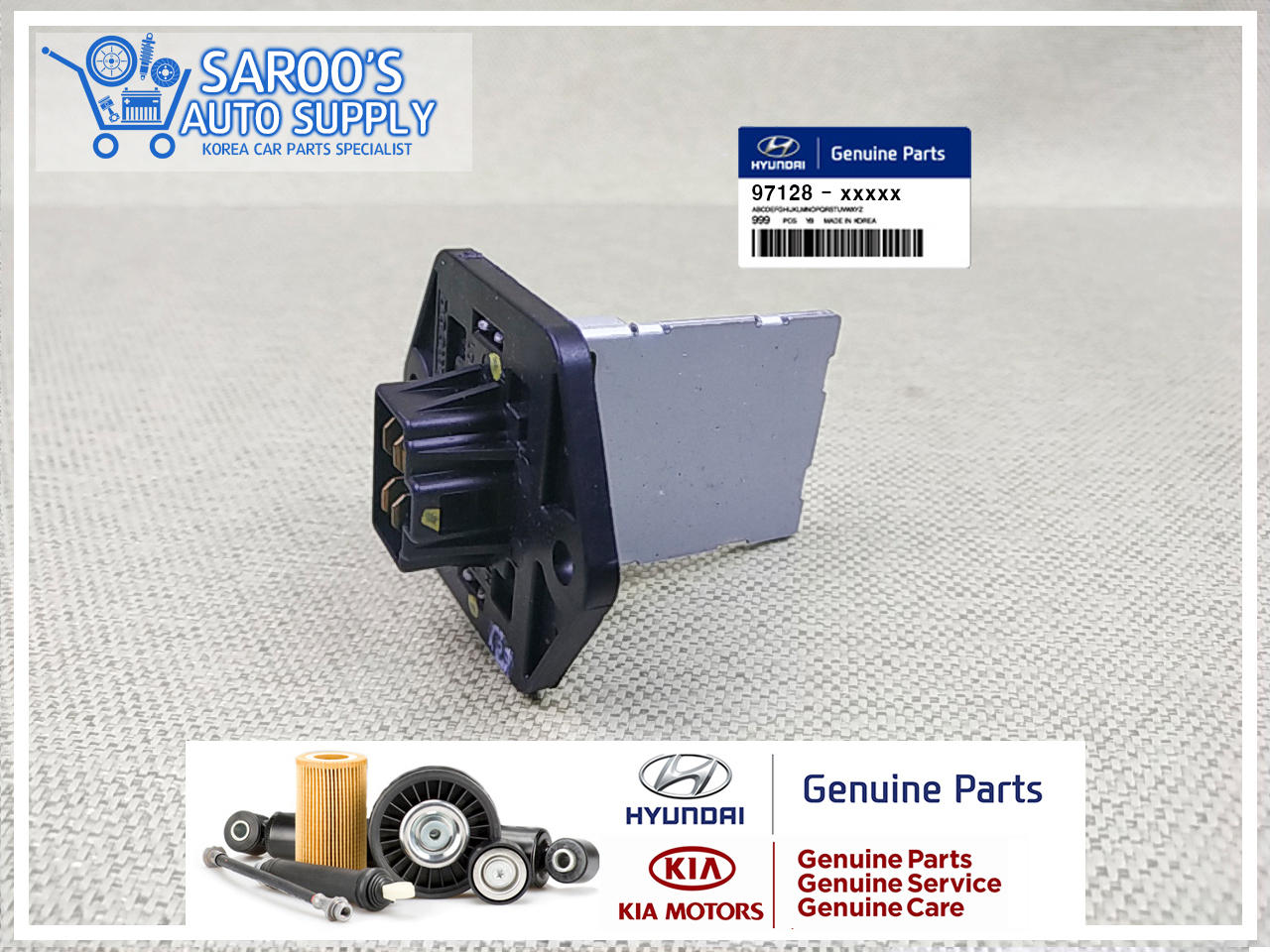 Resistor For Hyundai Accent ,2011-2018 Model , Original Hyundai Parts ...