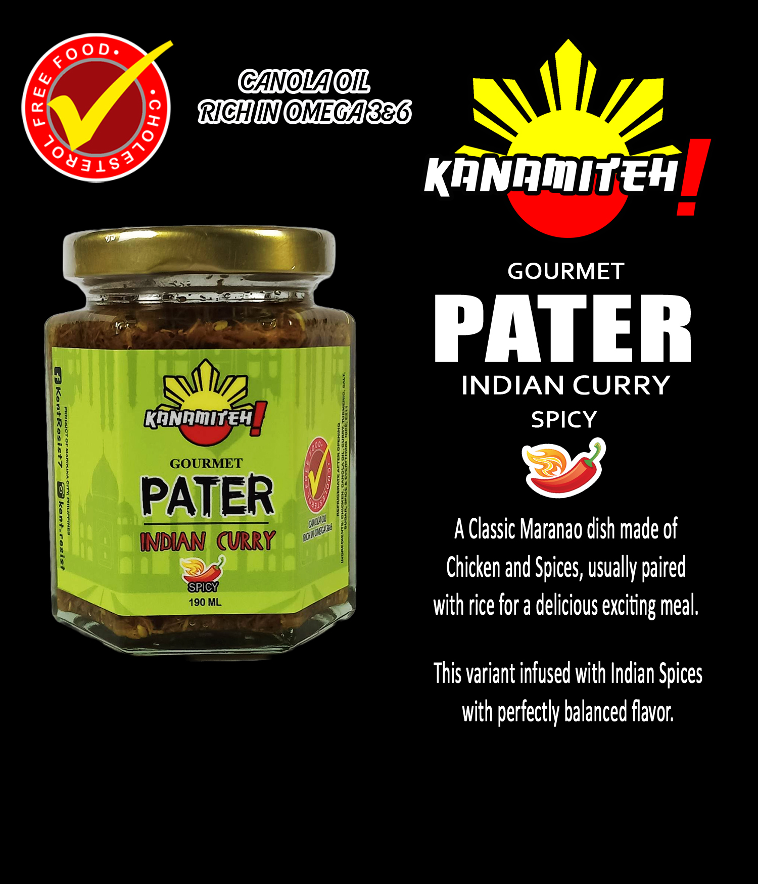 Gourmet Pater / Pastil by Kanamiteh - 3 Flavors Available - 190ml ...