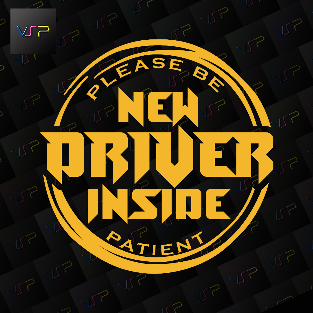 "NEW DRIVER" Car Sticker 15 X 15 cm | Lazada PH