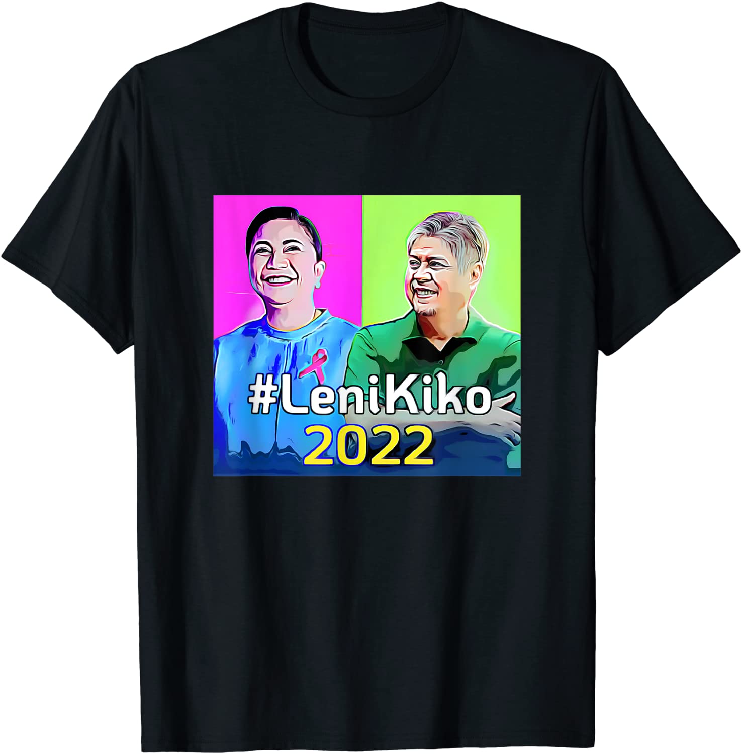 Leni Kiko 2022. Leni Robredo and Kiko Pangilinan. T-shirt for Men and ...