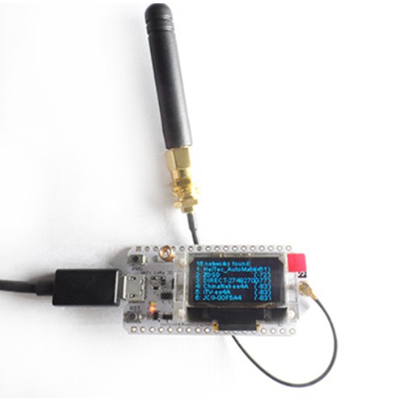 868-915MHz SX1276 ESP32 LoRa 0.96 Inch OLED Display Bluetooth WiFi LoRa ...