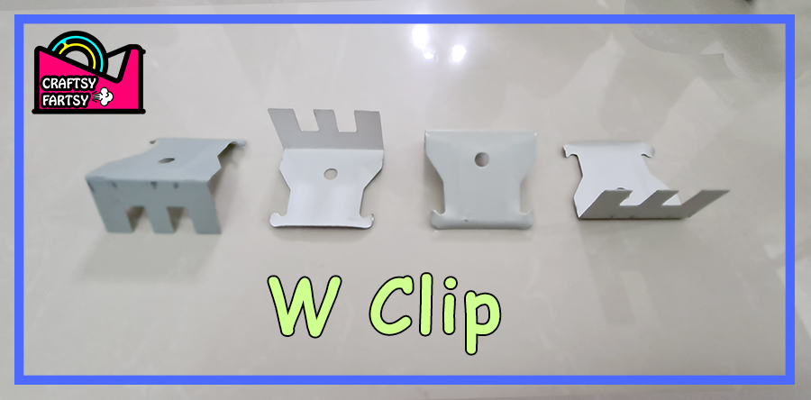 (PER PIECE) W Clip / Wall Clip/ Metal Furring Clip/ Double Furring Clip ...