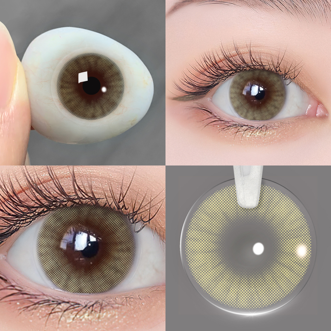 【Brown Hot Deals】FLARE COLOR Contact Lens OMG Brown Coloured Contact ...