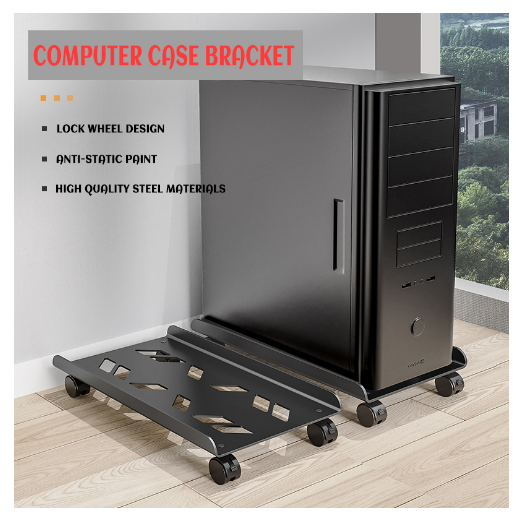 Heavy Duty Premium PC Tower Stand Holder Full Metal Heavy Duty CPU ...