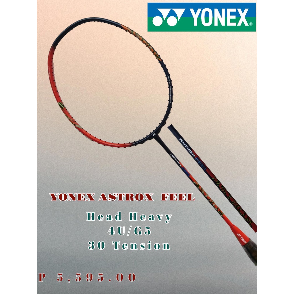 YONEX ASTROX FEEL Badminton Racquets Orange | Lazada PH
