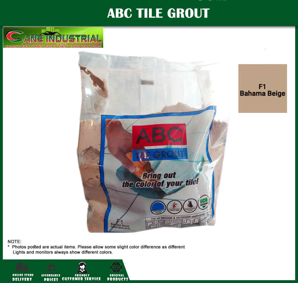 ABC TILE GROUT 2KG (F1 Bahama Beige) | Lazada PH