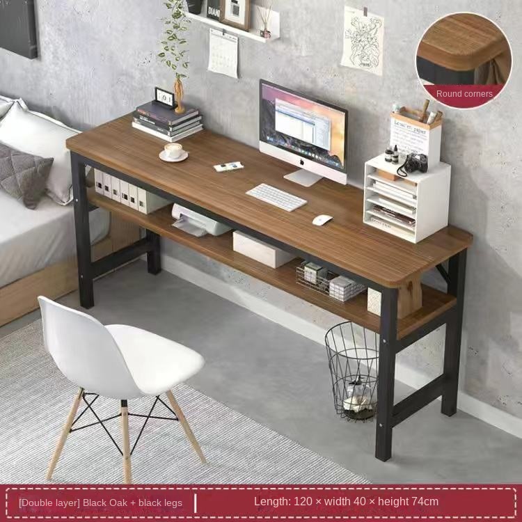 Simplified table rectangular home students learn writing desk bedroom ...