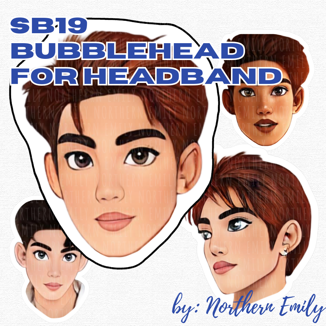 SB19 Merch Bubblehead Felip Ken Suson Pablo Justin Josh Cullen Stell ...