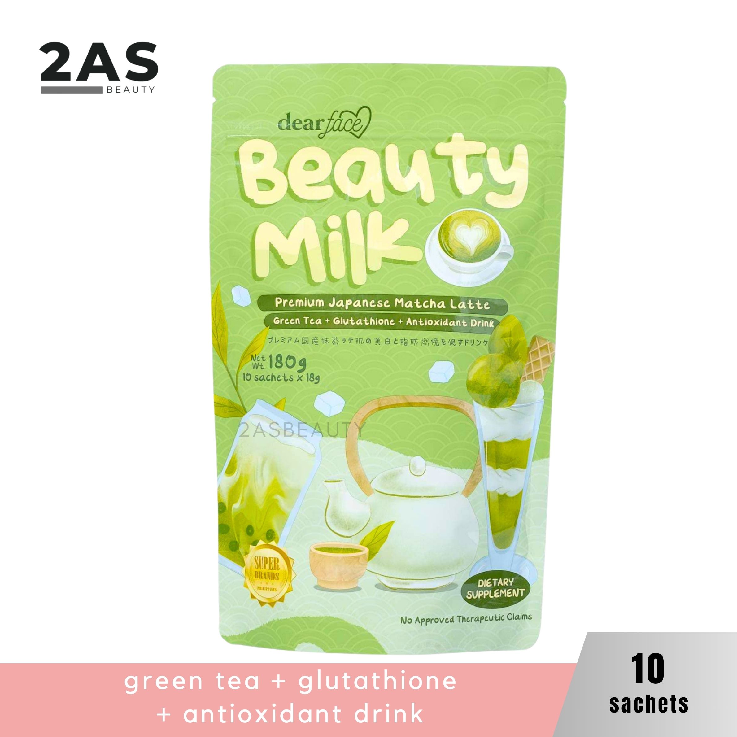 Dear Face Beauty Milk (10 Sachet) | Melon | Strawberry Ichigo | Lychee ...