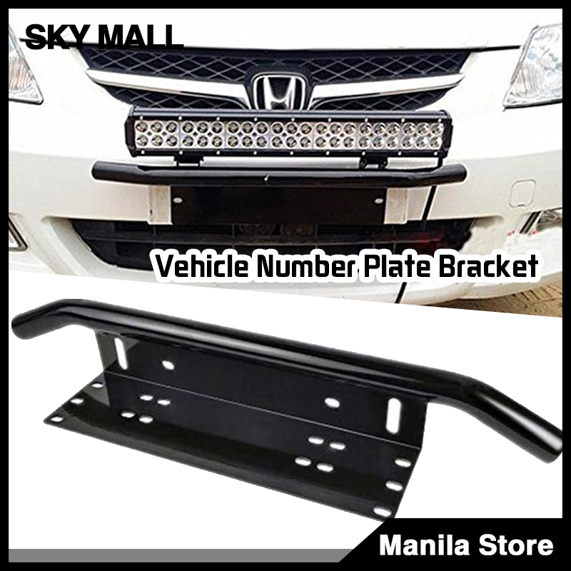 Offroad Car Front License Plate Mounting Bracket Car Number Plate Frame ...