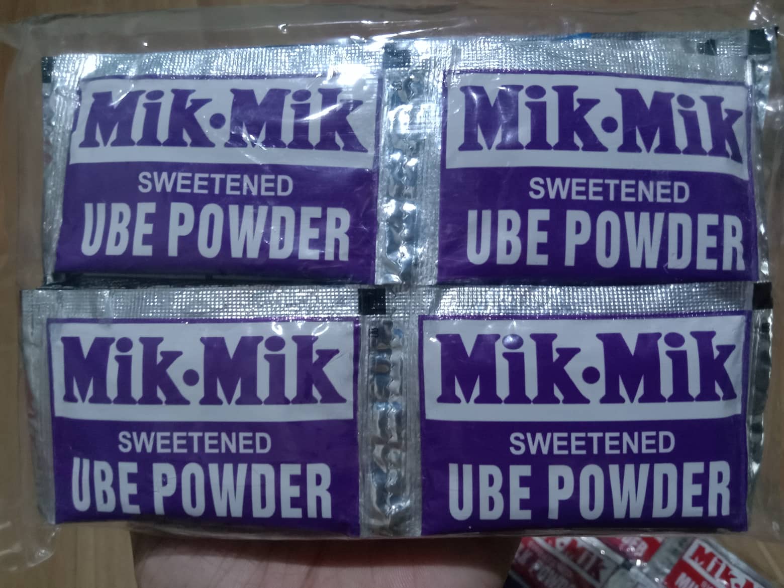 Mik Mik Sweetened Chocolate, Ube and Milk Powder 20 pcs per pack ...