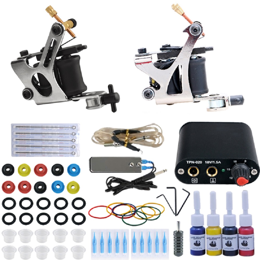 Full Set of Tattoo Machines For Professional Beginners To Cut Thread ...