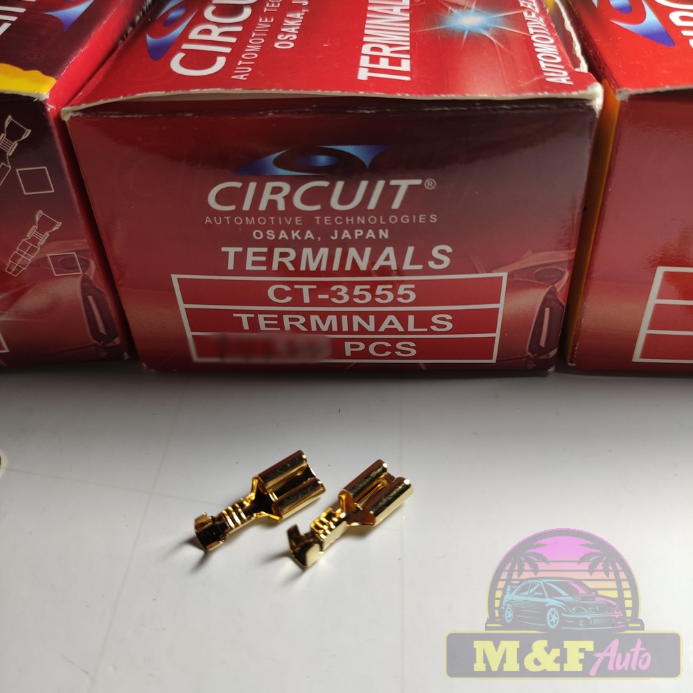CIRCUIT FEMALE TERMINAL CT-3555 w/ LOCK (BOX OF 150'S) | Lazada PH