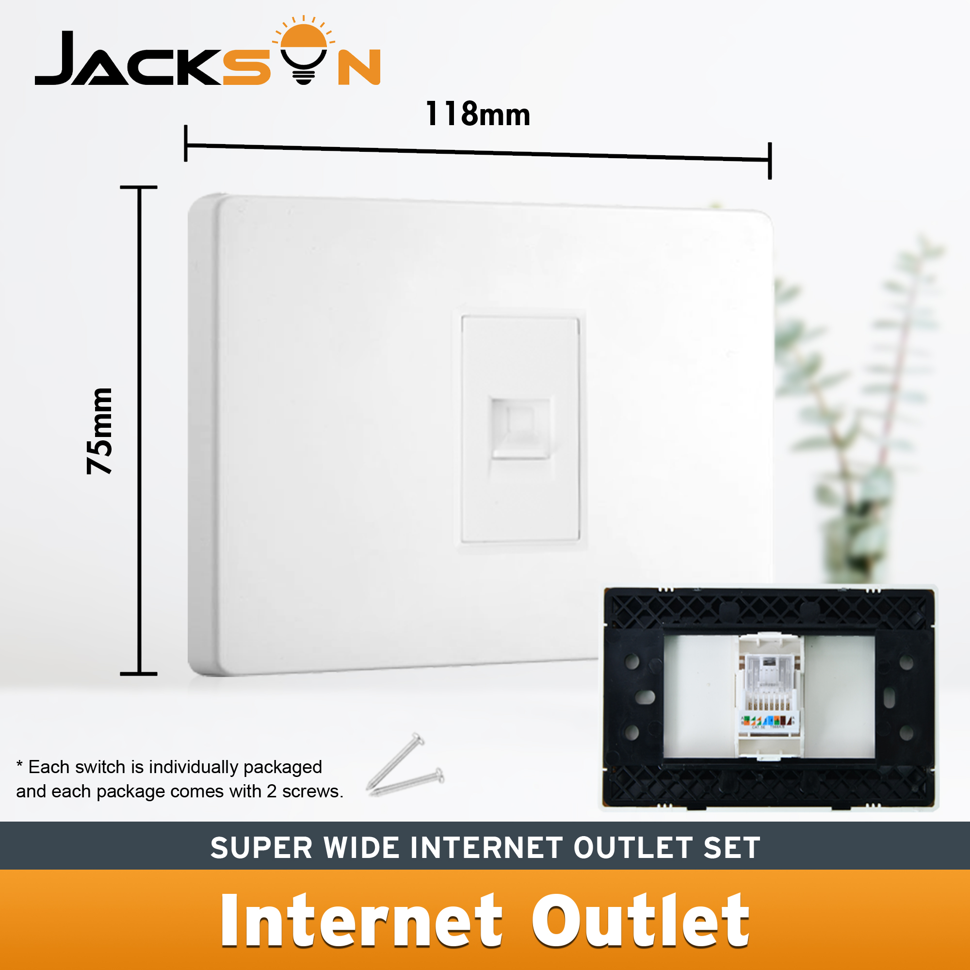 Switches and Outlet 1gang 2gang 3gang Outlet Wall Plug Socket ...