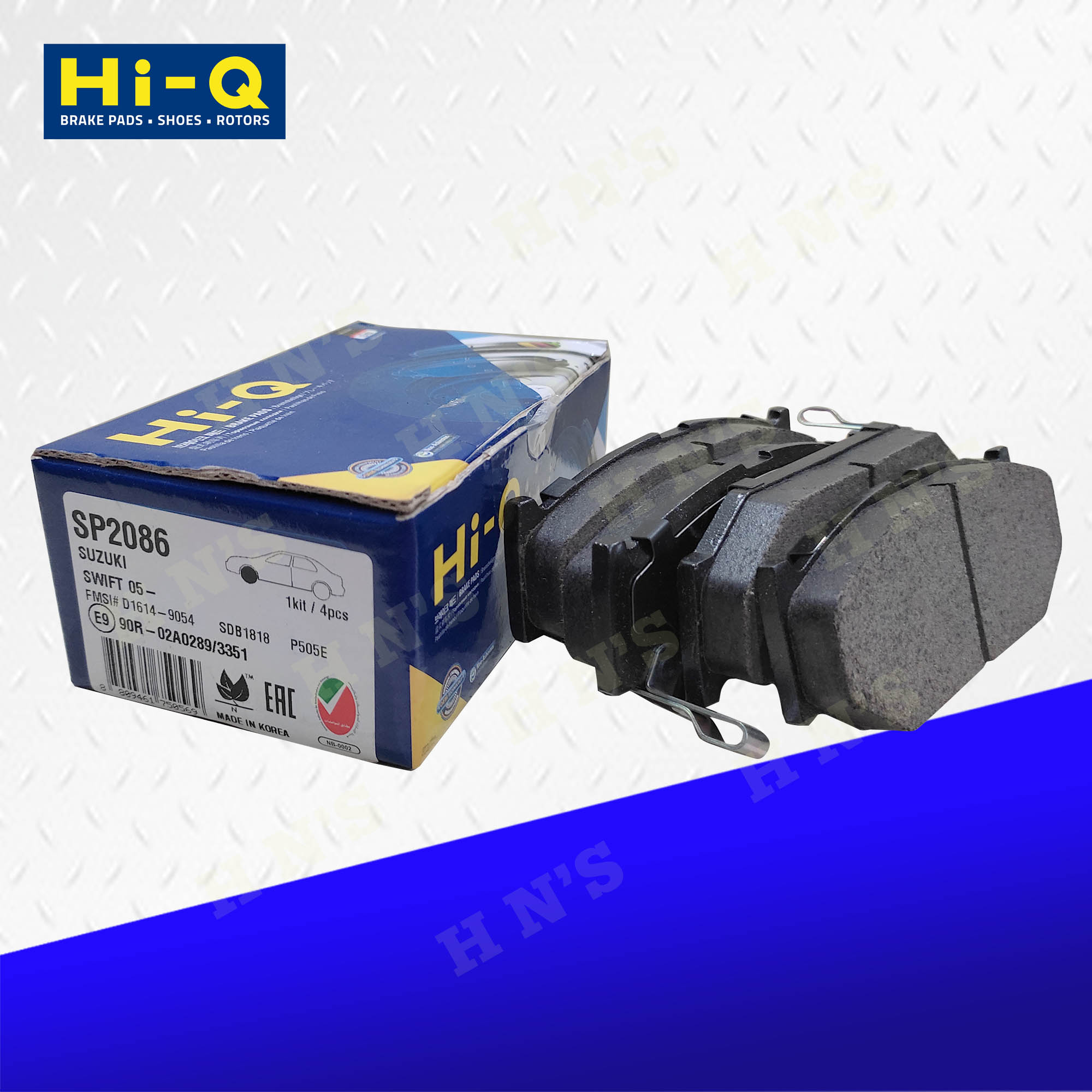 HI-Q Brake Pads [ Front ] for Suzuki Swift ( 2005 - 2021 ) / Suzuki ...