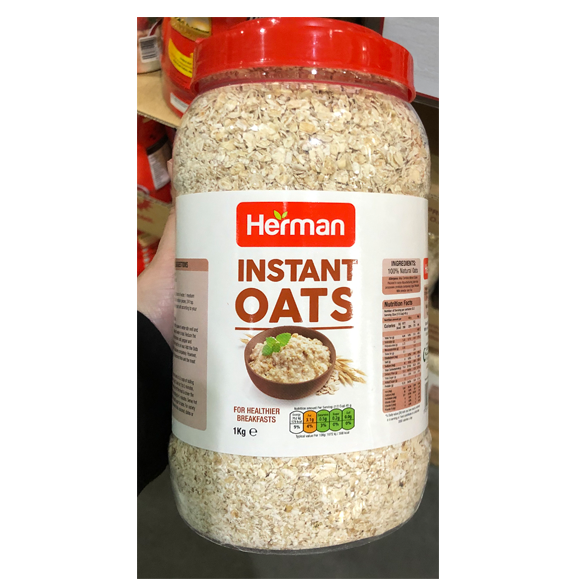 Herman Instant Oats 1kg 1 jar | Lazada PH