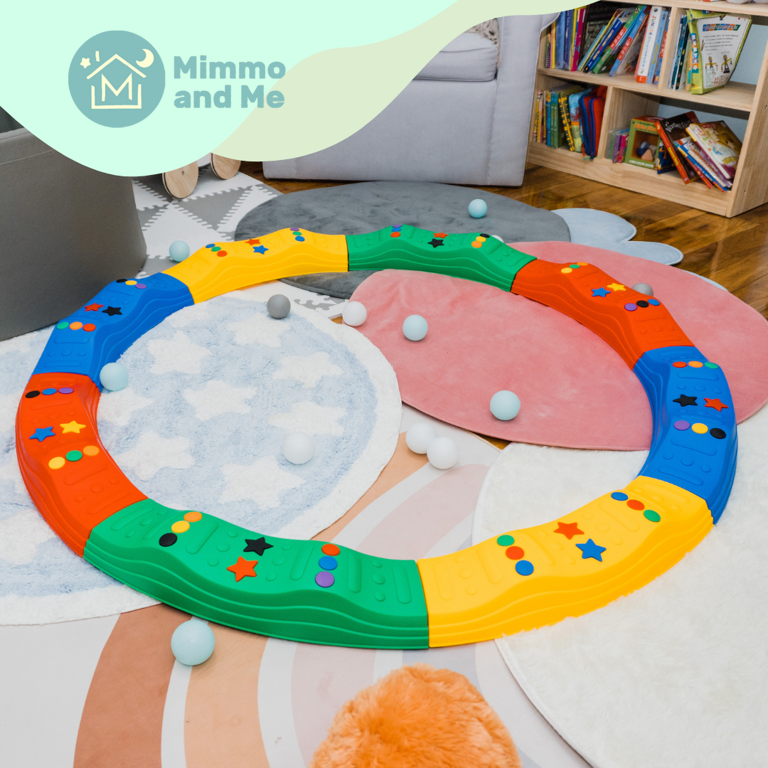 Balance Beam 8pc Set For Kids (Learning Toy , Tactile, Sensory Balance ...