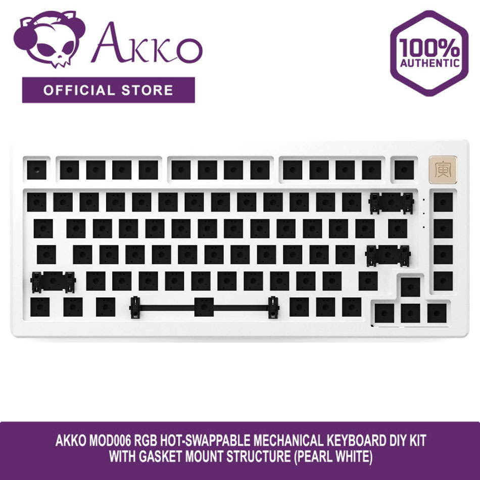 AKKO MOD006 RGB Hot-Swappable Mechanical Keyboard DIY Kit With Gasket ...