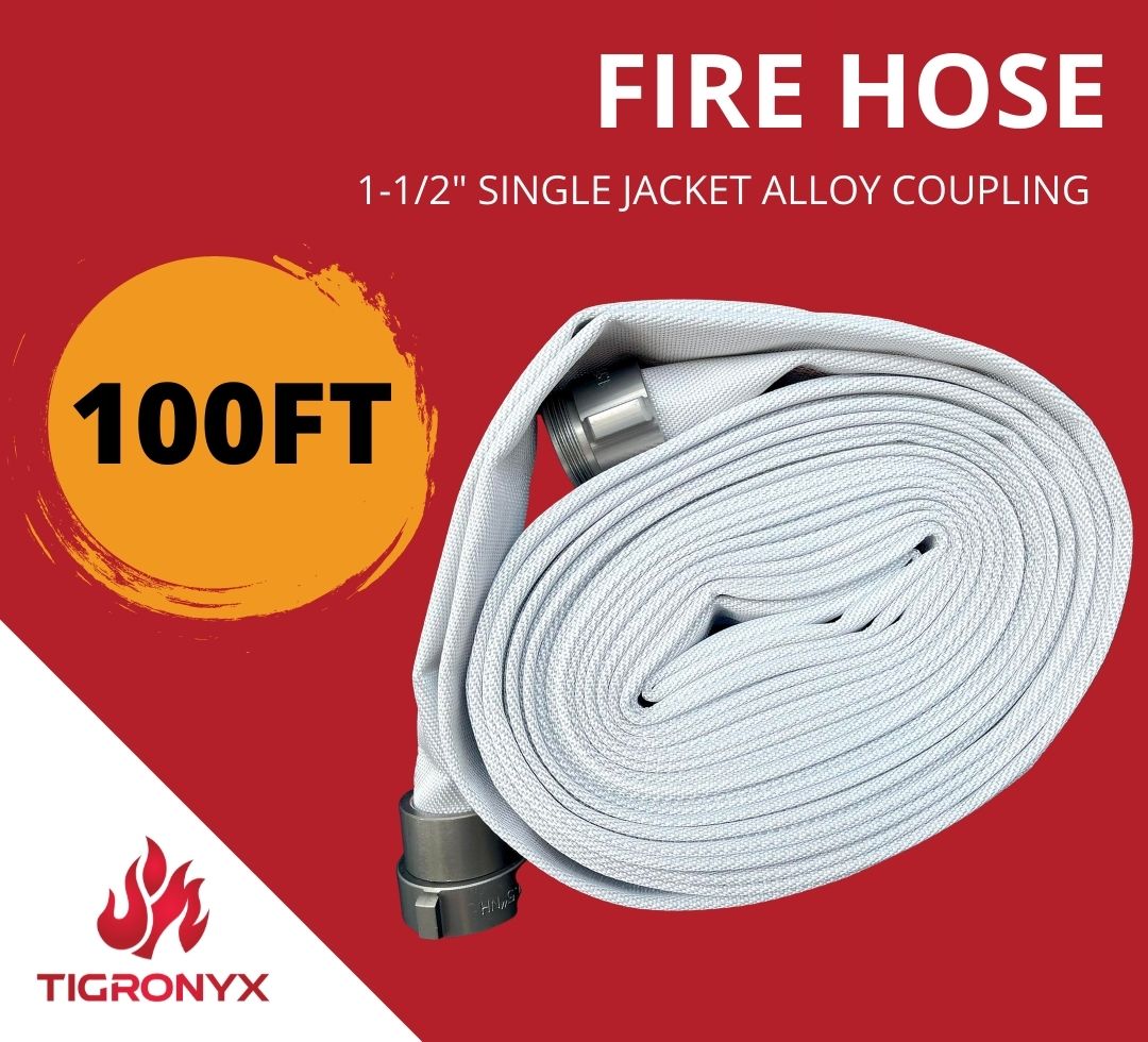 Fire Hose 1 1/2 100ft Single Jacket Alloy Coupling 100ft | Lazada PH
