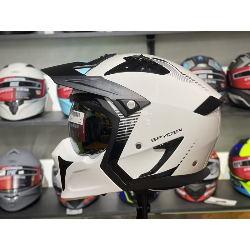 ∋ SPYDER CORE Dual Sport Helmet with Free 2 Visors | Lazada PH