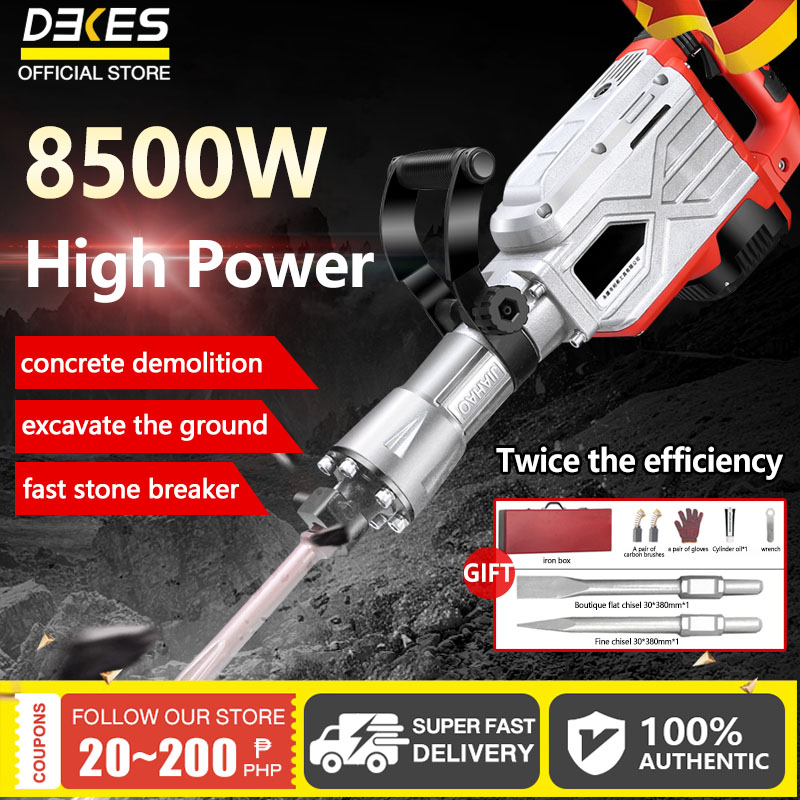 【Best Seller】DEKES Blasting Hammer Chipping Gun 65A 8500W 220V Electric ...