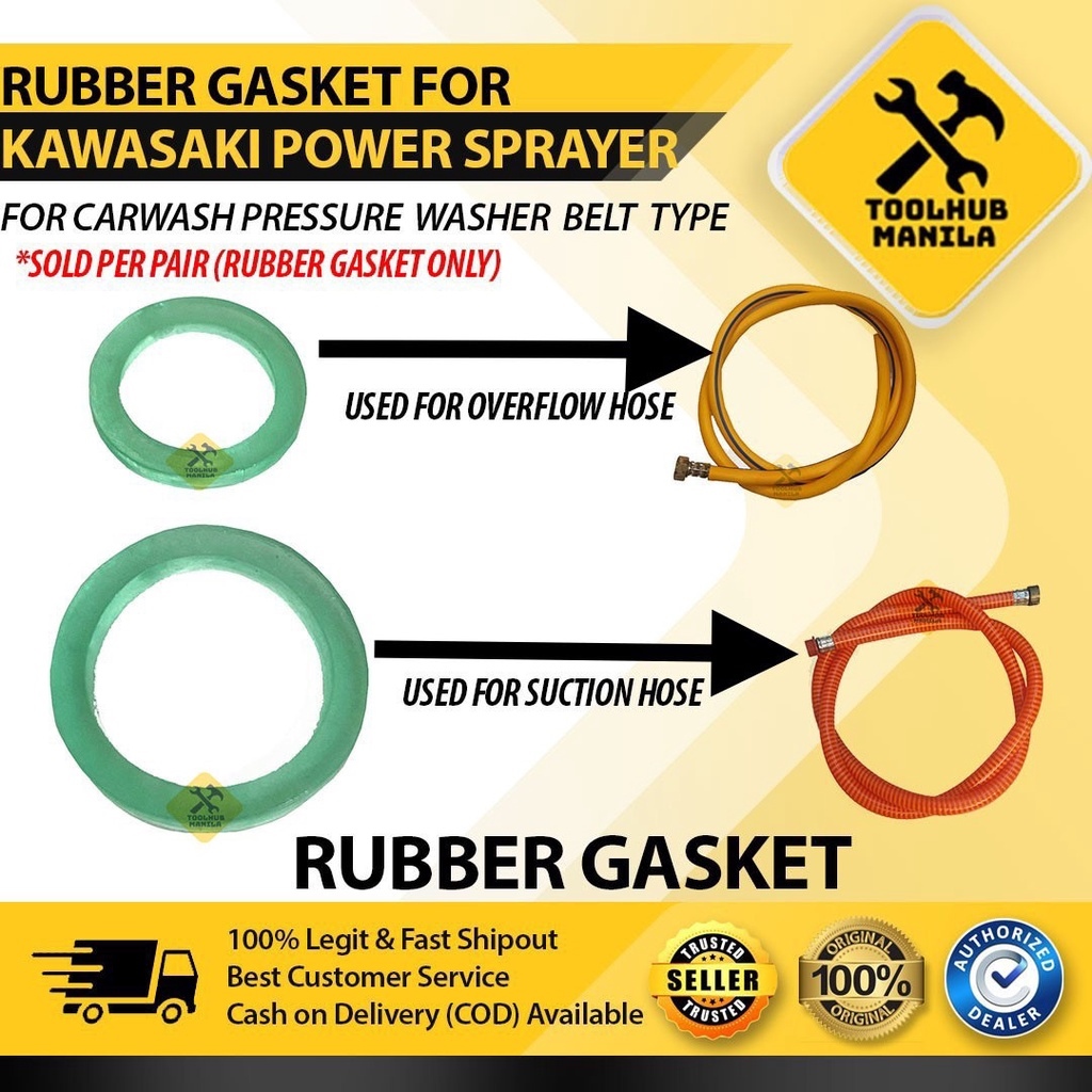 Rubber Gasket for Suction and Overflow Sprayer Car Wash Pressure Washer ...