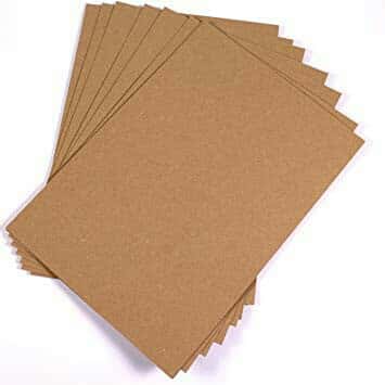 50/100pcs 185gsm Kraft Brown Paper, Printable Paper for Invitation, DIY ...