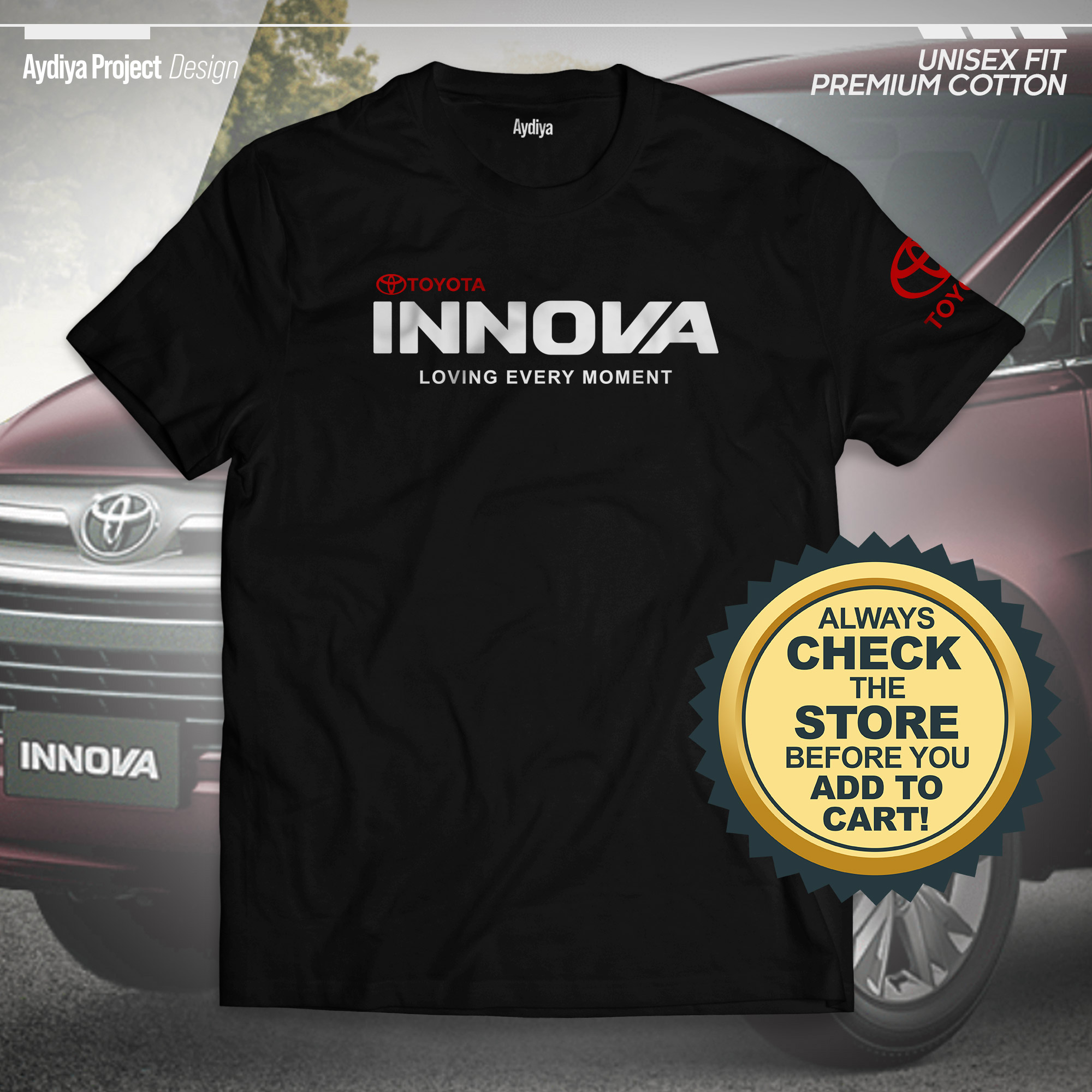 Toyota Innova Shirt - CR - Aydiya Clothing | Lazada PH