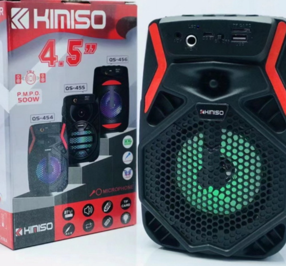 KIMISO QS-454 QS-457 QS-459 4.5 INCHES RECHARGEABLE BLUETOOTH SPEAKER ...