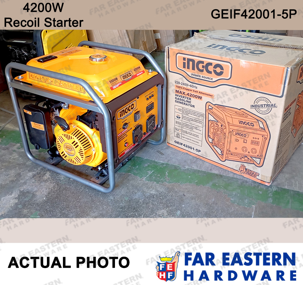 INGCO Inverter Gasoline Generator Portable Silent Genset Manual ...