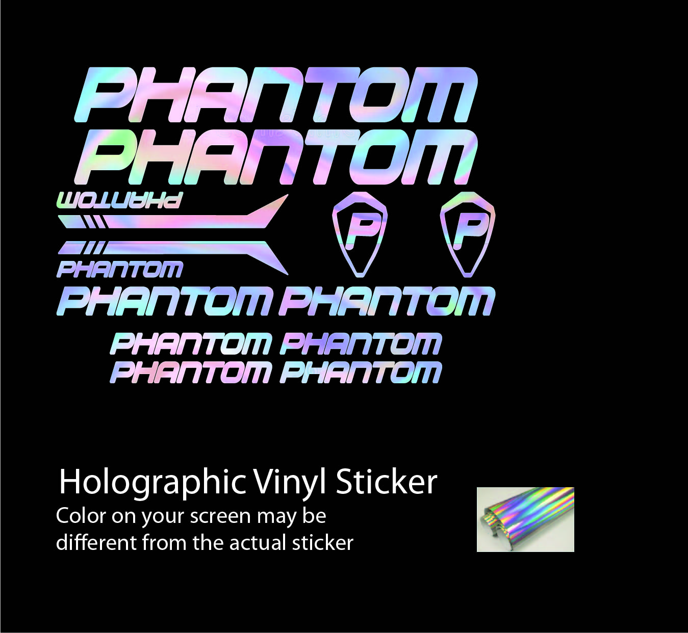 PHANTOM BIKE FRAME DECALS | Lazada PH