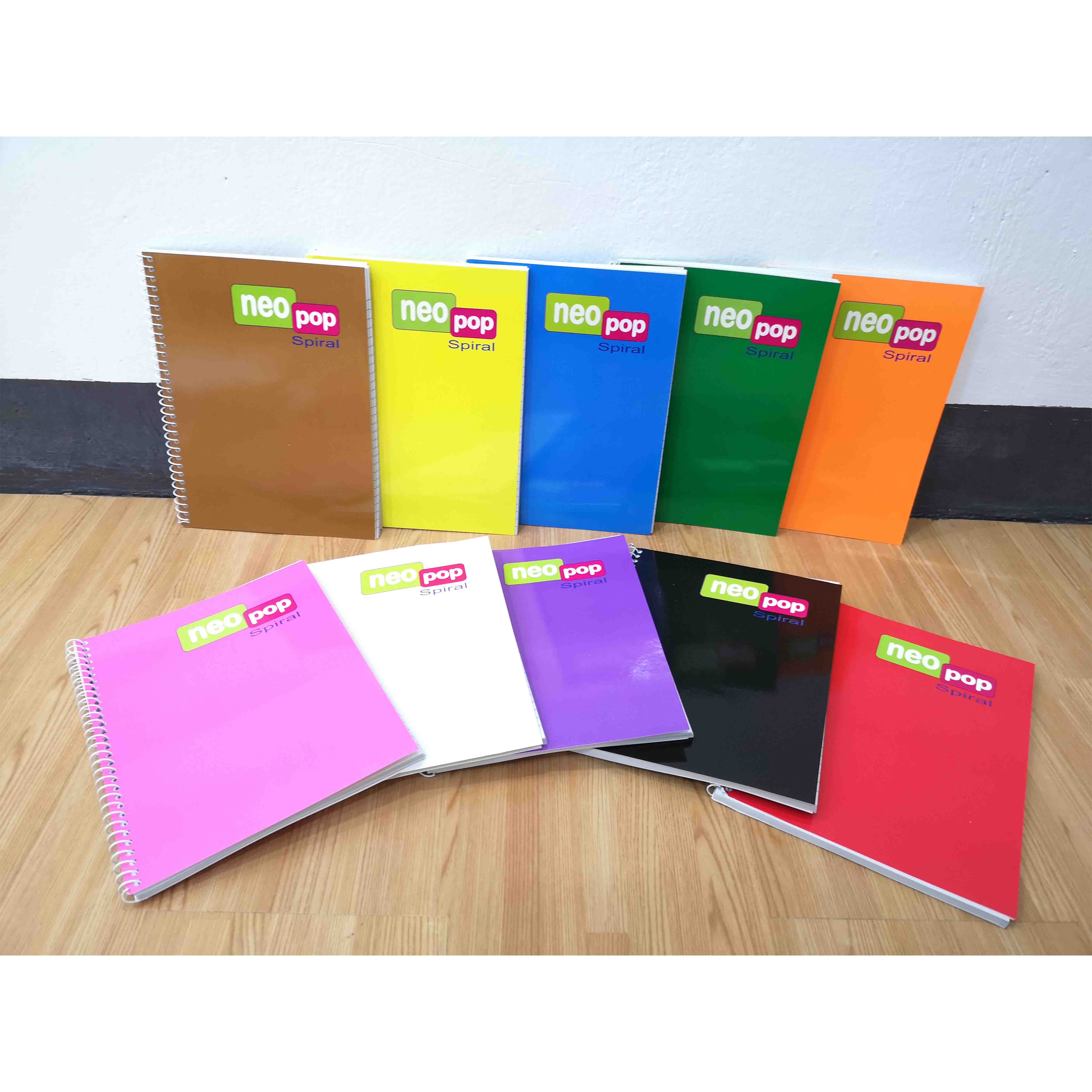 [DKI ENTERPRISES] 10pcs/Ream Spiral Notebook(Spring) Assorted Color ...