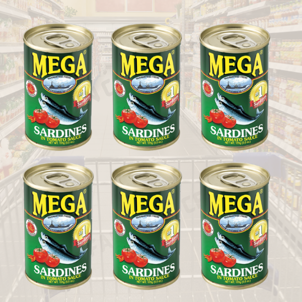 #060 MEGA SARDINES GREEN 10PCS 155g | Lazada PH