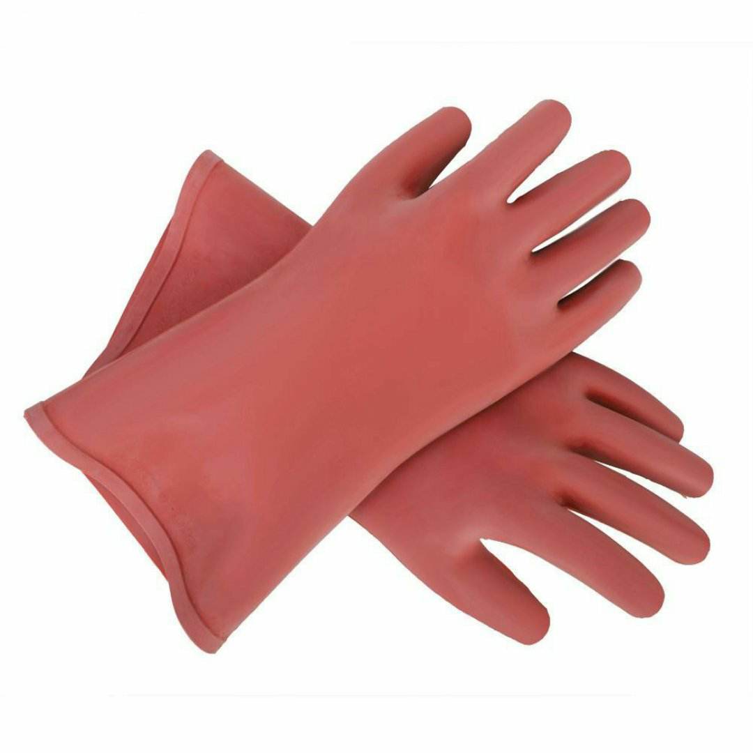 5kv High Voltage Electrical Insulating Gloves Safety Leakage Prevention ...