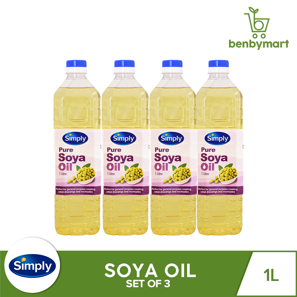 Simply Pure Soya Oil 1L (Set of 4) | Lazada PH