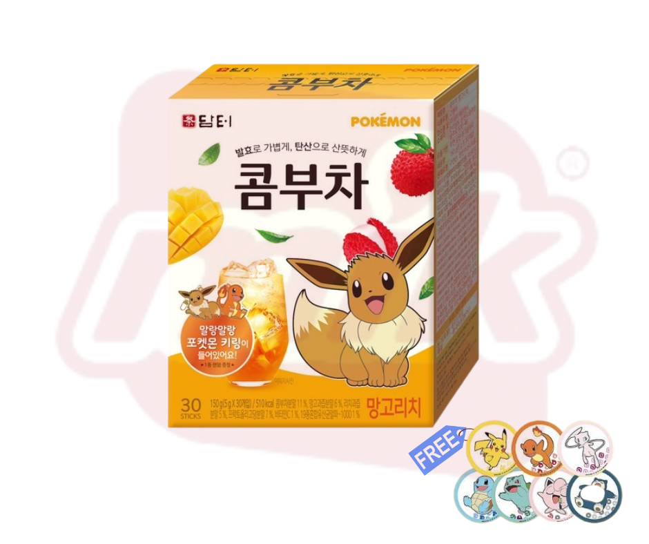Damtuh Kombucha Flavored Tea (with Pokemon Coaster) 10's | Lazada PH